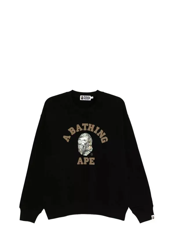 A BATHING APE Logo-printed Sweatshirt - Black