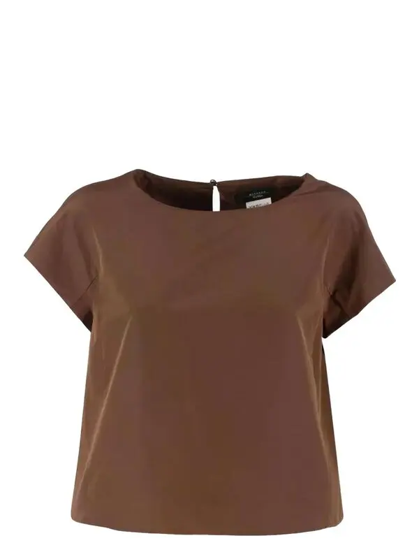 Max Mara Parana Short-sleeve Top - Brown