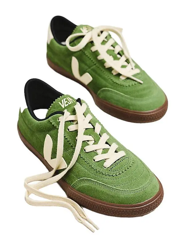 VEJA Panenka Suede Sneakers - Chartreuse