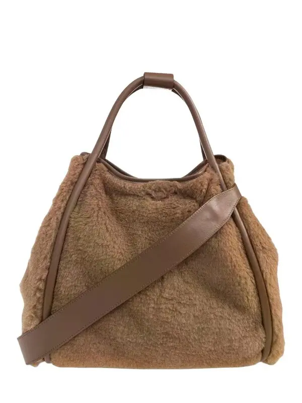 Max Mara Small Teddy Tote - Brown