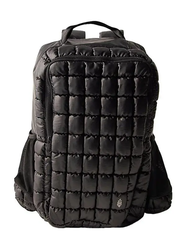 Free People Quilted Backpack - Black