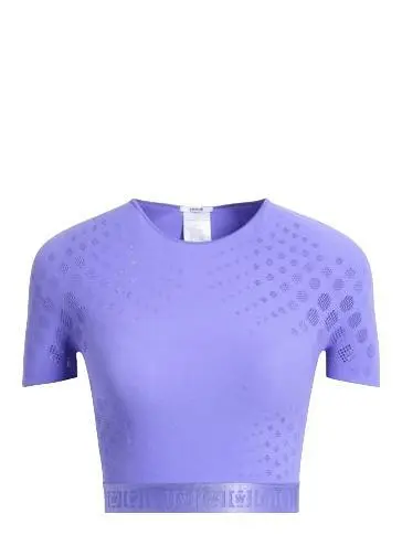 Wolford Stretch Crop T-shirt - Purple