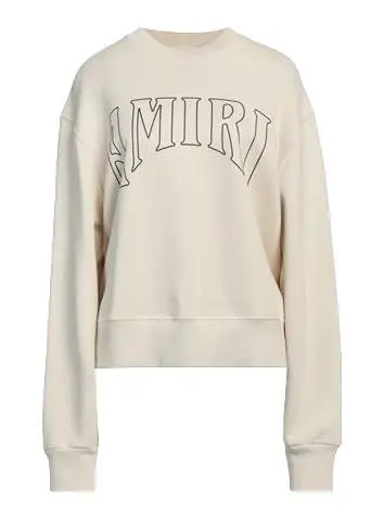 Amiri Cotton Sweatshirt - Beige