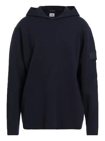 C.P. COMPANY Lambswool-polyester Blend Sweater - Navy