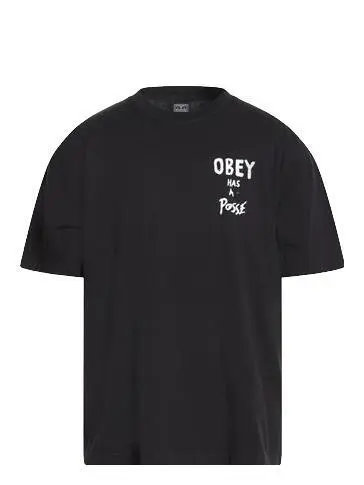 Obey T-shirt Size Cotton - Black
