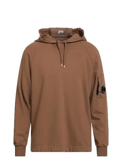 C.P. COMPANY Cotton French Terry Sweatshirt - Brown