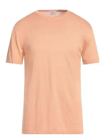 DANIELE FIESOLI Short Sleeve Silk Sweater - Salmon Pink