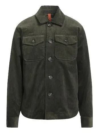 AT.P.CO At. P.co Shirt Military Size Cotton, Elastane - Green
