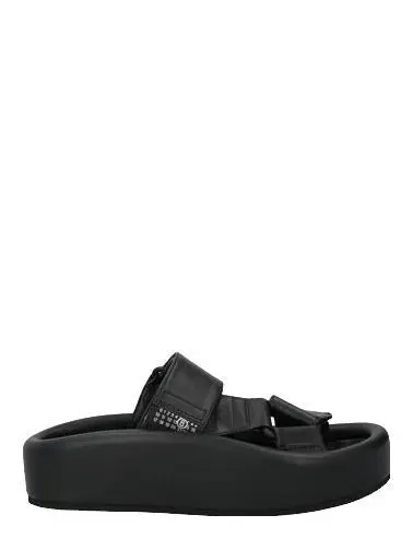 MAISON MARGIELA Leather Sandals - Black