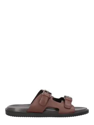 CERRUTI 1881 Sandals In Leather - Brown