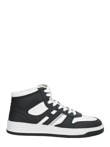 Hogan Leather High-top Sneakers - Black