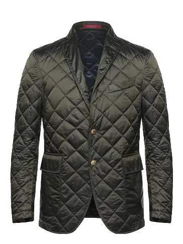 BORGIA  MILANO Quilted Jacket - Green