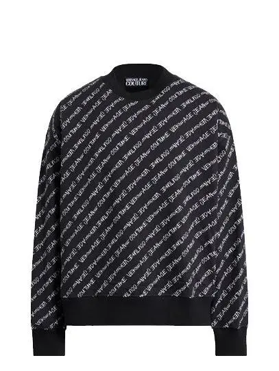 Versace Cotton Fleece Sweatshirt - Black