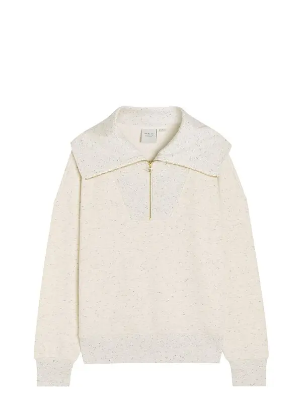 Varley Catherine Half-zip Sweatshirt - Ivory