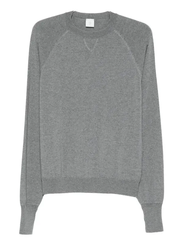 Eleventy Raglan Sleeve Sweater - Grey