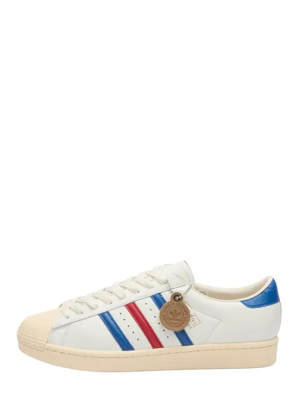 Adidas Superstar Vintage Made In Germany Sneaker - Core White/blue/better Scarlet