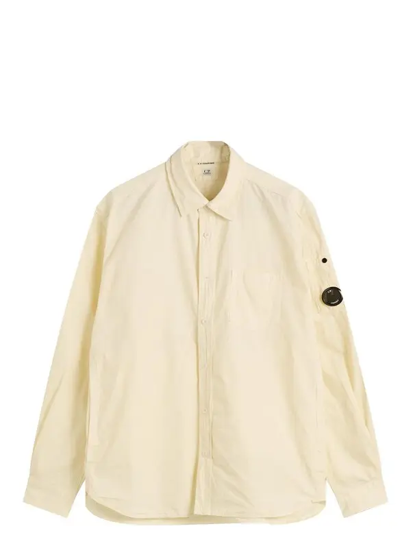 C.P. COMPANY Microreps Lens Shirt - Pistachio Shell