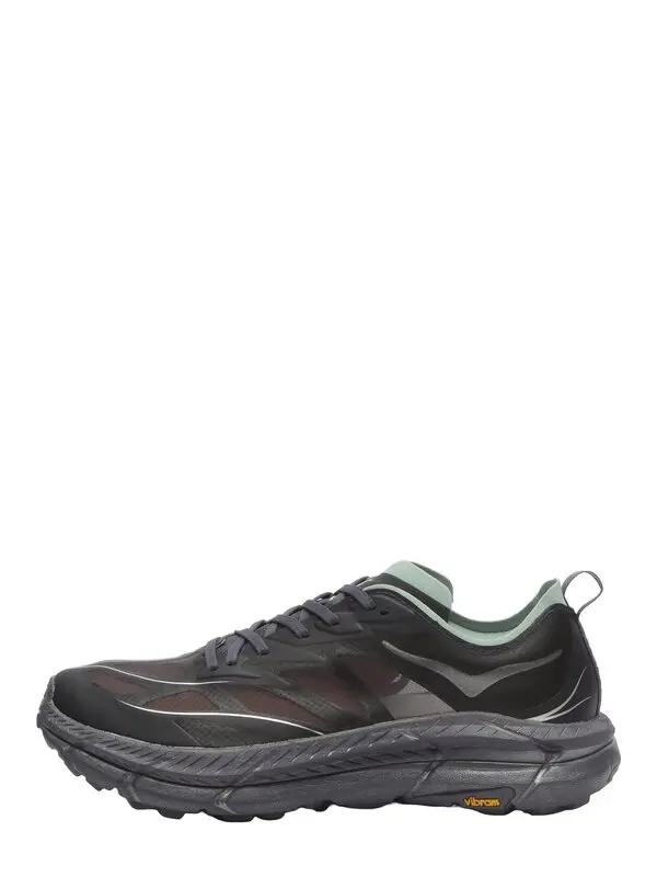 Hoka One One Mafate Speed 4 Lite Sneakers - Charcoal Grey/jade