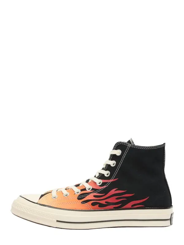 CONVERSE Chuck Taylor 1970s Hi Flames Sneakers - Black/red/yellow