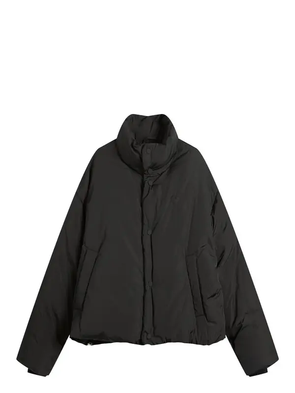 Ami Technical Taffetas Adc Down Jacket - Noir