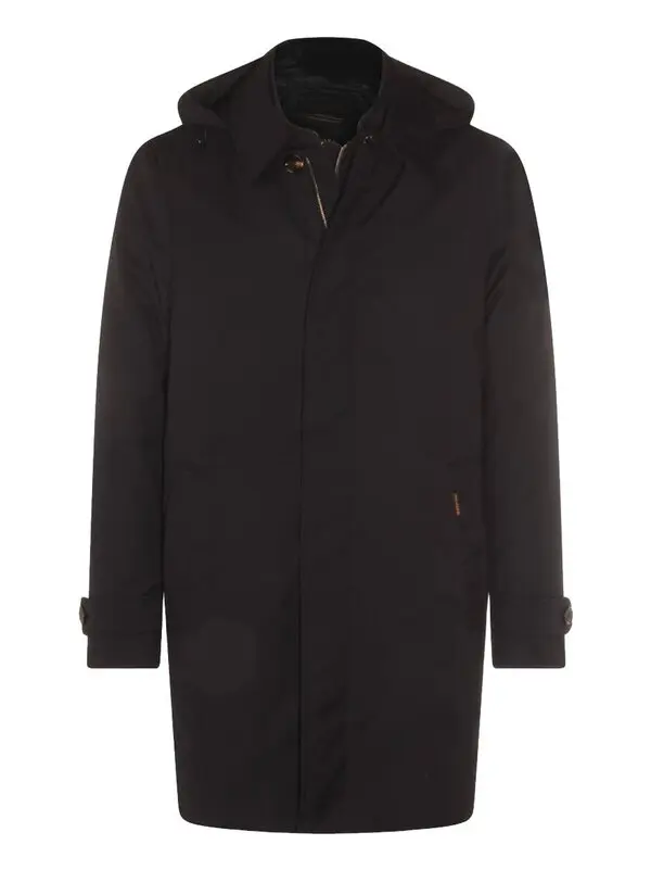 MOORER Elson Padded Coat - Dark Blu