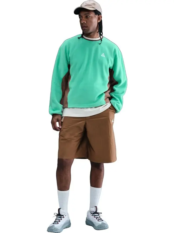 Nike Acg "orb Weaver" Uv Repel Oversized Shorts - Brown