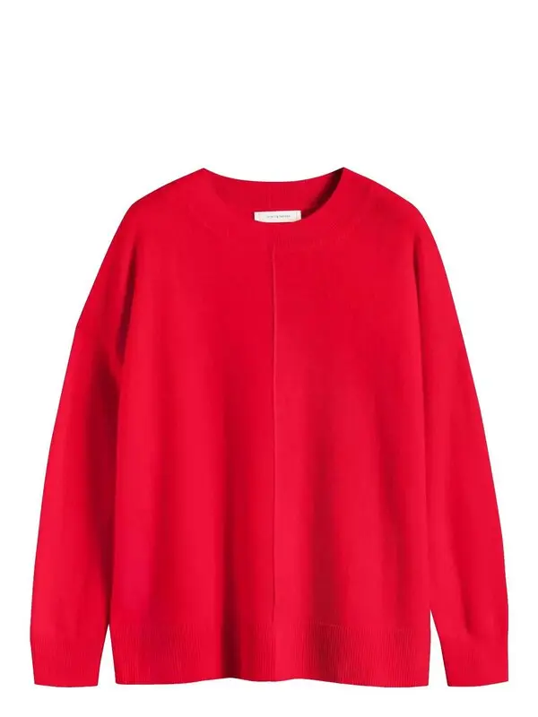 Chinti & Parker Wide Slouchy Jumper - Red