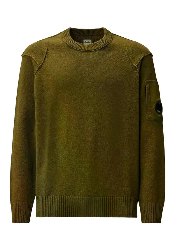 C.P. COMPANY Sleeve-pocket Sweater - Green