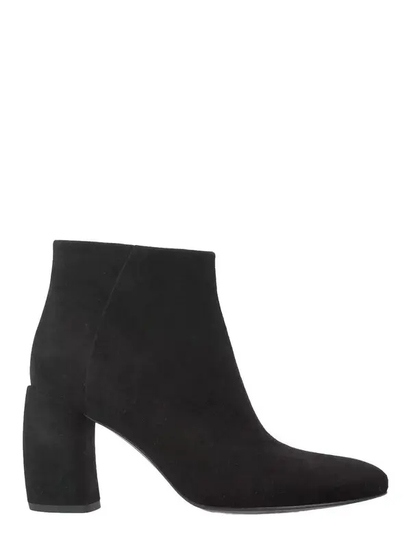 Premiata Zip-up Block Heel Boots - Black