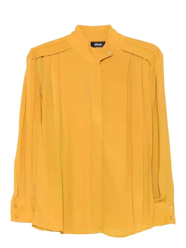 Dixie Buttoned Long-sleeved Shirt - Yellow