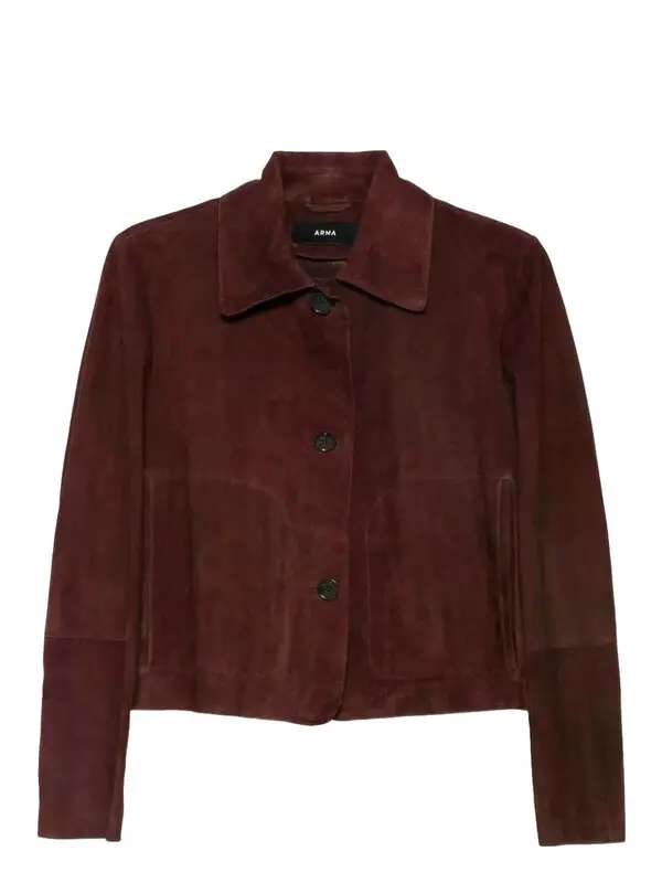 ARMA Button-up Jacket - Red