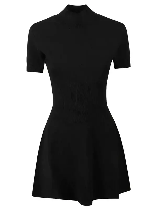 DONDUP Short-sleeve Mini Dress - Black