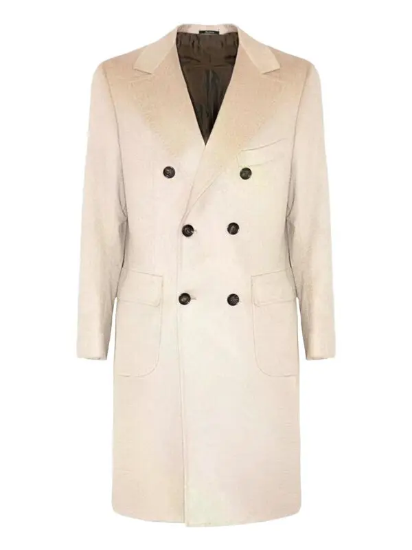 SARTORIO NAPOLI Double-breasted Coat - Neutrals