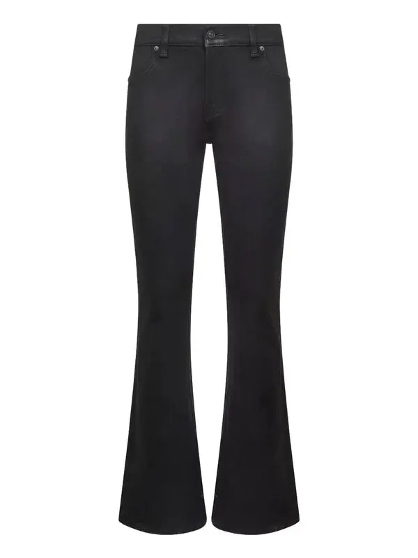 7 For All Mankind Button-fastening Flared Jeans - Black