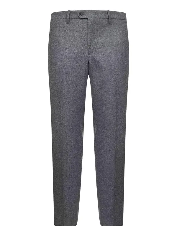 D4.0 Button-fastening Trousers - Grey