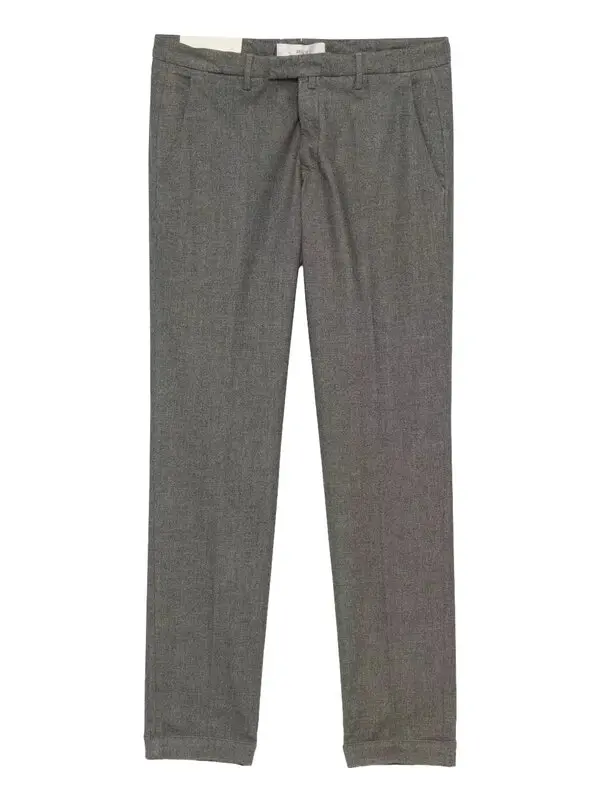 BRIGLIA 1949 Pressed-crease Trousers - Grey