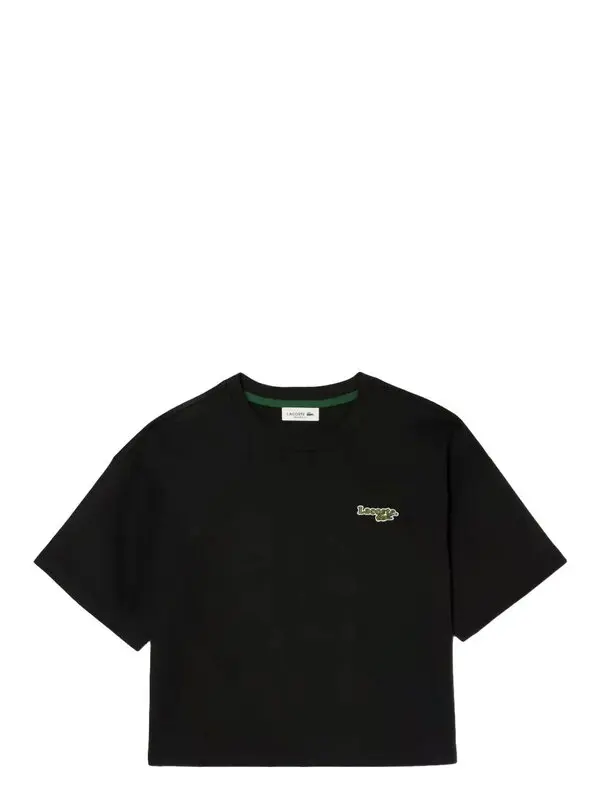 Lacoste Logo-patch T-shirt - Black