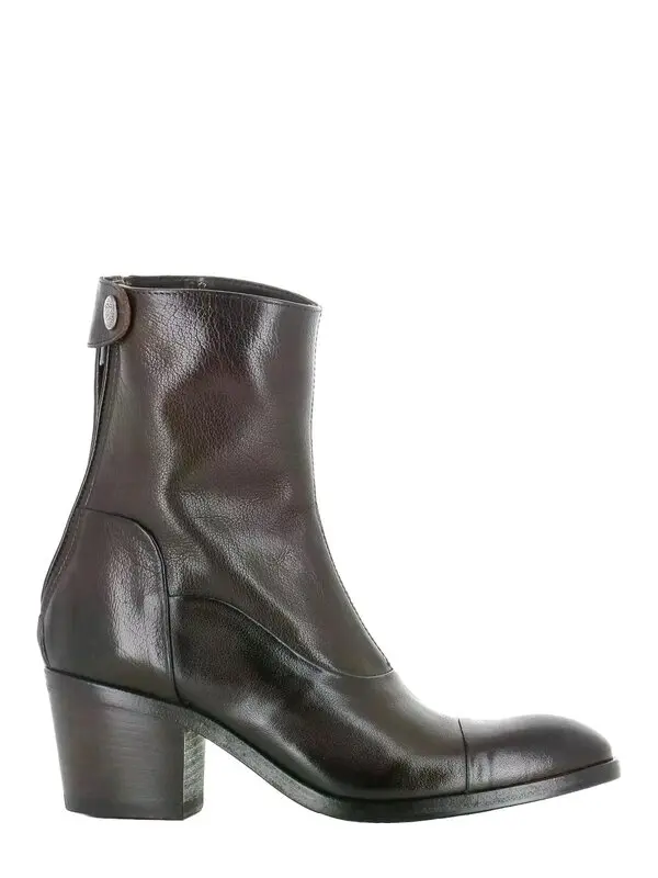 ALBERTO FASCIANI 65mm Cap-toe Heeled Boots - Brown