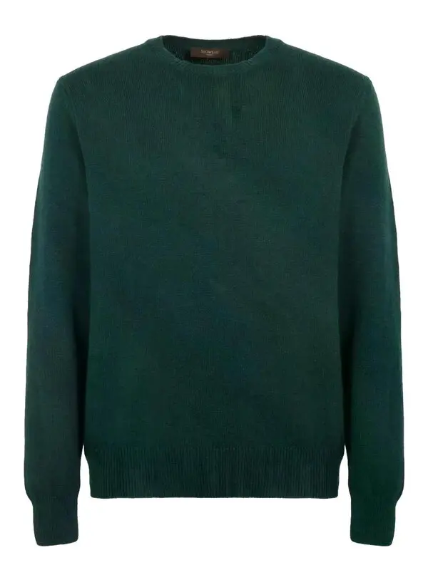 SLOWEAR Long-sleeve Crew-neck Sweater - Green