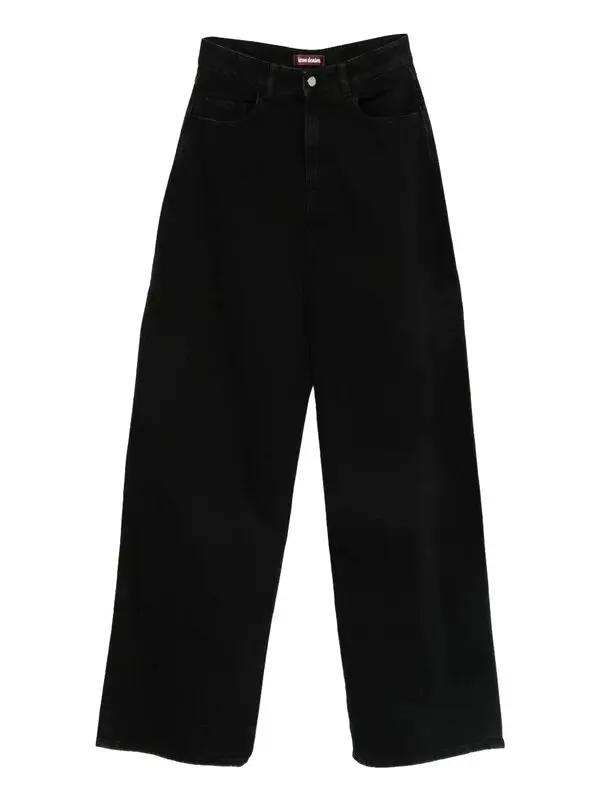 ICON DENIM LA Wide-leg Jeans - Black