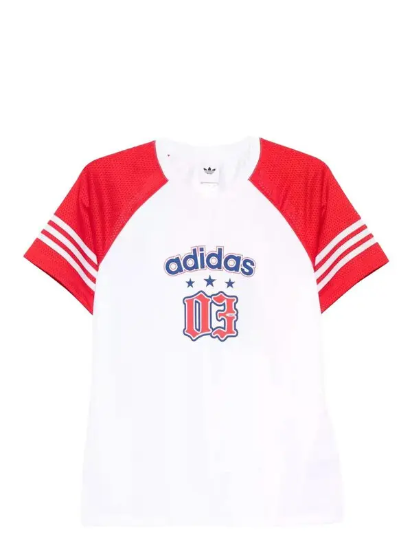 Adidas Logo-print T-shirt - White