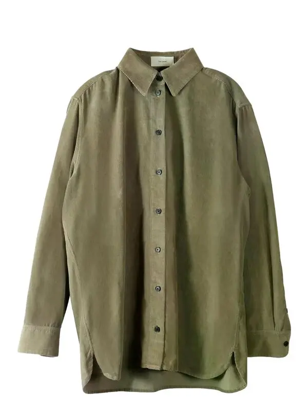 THE ROW Buttoned Cotton Shirt - Neutrals