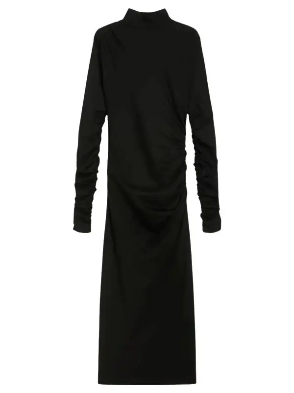 Max Mara Ruched Dress - Black