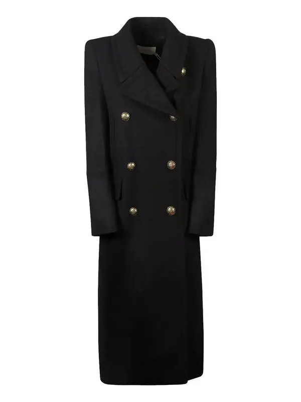 Zimmermann Hypnotic Double-breasted Coat - Black