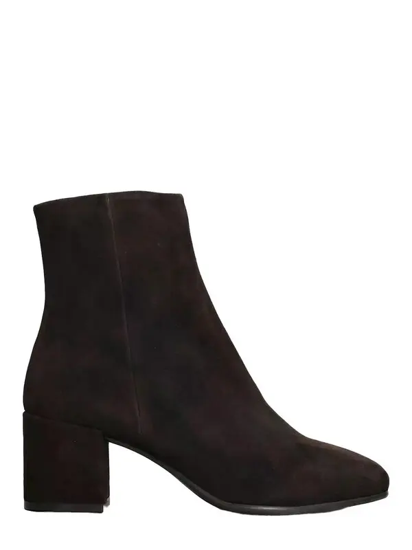 CARMENS 50mm Suede Ankle Boots - Brown