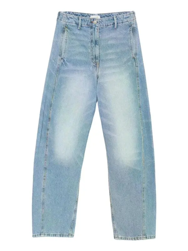 Magda Butrym Side-seam Straight Leg Jeans - Blue