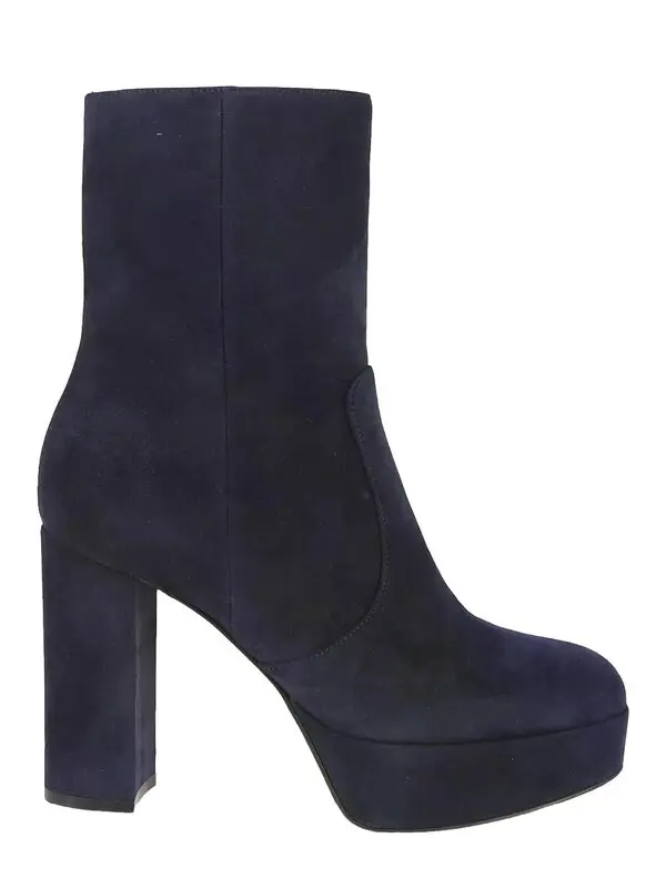 GIANVITO ROSSI Platform Heeled Boots - Blue