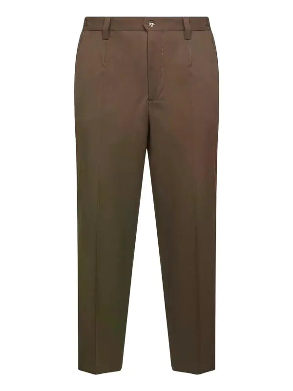 D4.0 Pressed Trousers - Brown