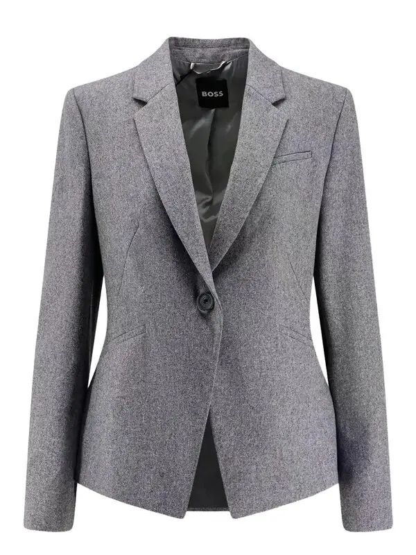 BOSS Jia9 Button-up Blazer - Grey