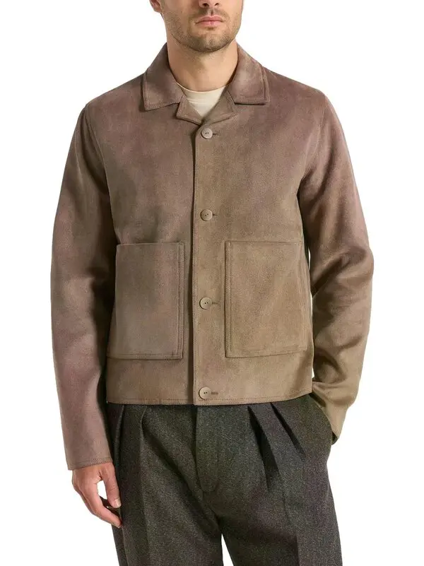 Manière De Voir Michel Buttoned Overshirt - Neutrals